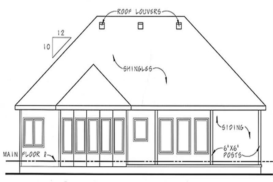 Country - European Home with 2 Bedrooms, 1685 Sq Ft | House Plan #100-1069