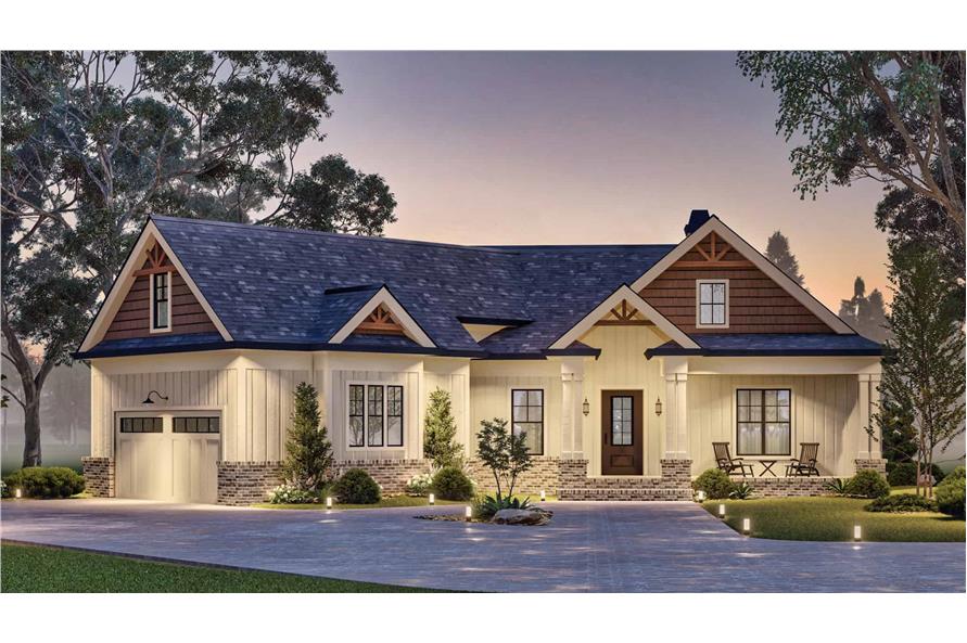 Modern Farmhouse House Plan - 3 Bedrms, 2 Baths - 2341 Sq Ft - #106-1351