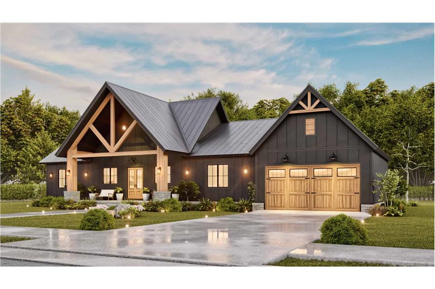 Modern Farmhouse House Plan - 3 Bedrms, 3 Baths - 1928 Sq Ft - #106-1353
