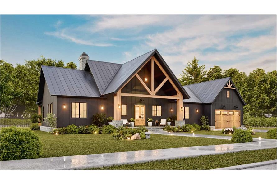 Modern Farmhouse House Plan - 3 Bedrms, 3 Baths - 1928 Sq Ft - #106-1353