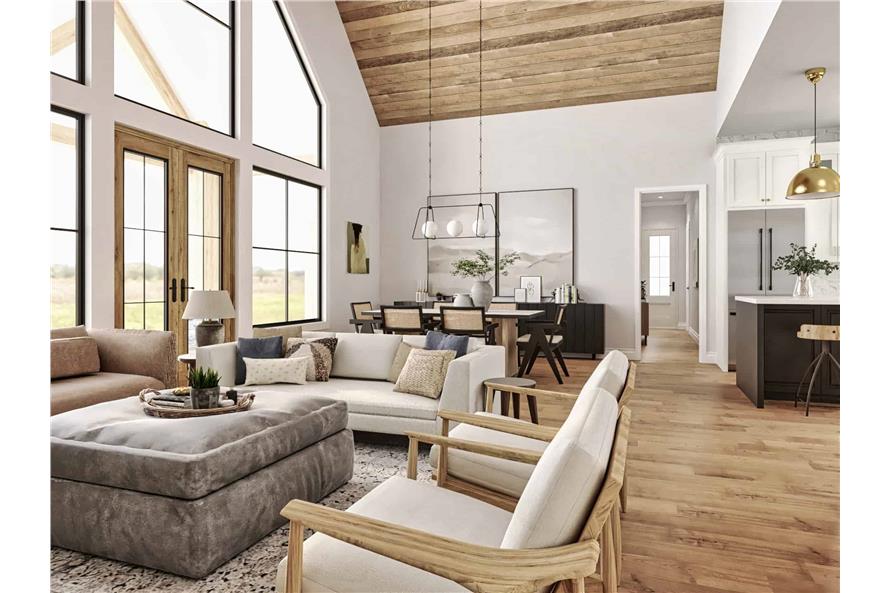 Modern Farmhouse House Plan - 3 Bedrms, 3 Baths - 1928 Sq Ft - #106-1353