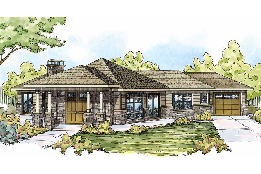 Prairie Craftsman Home Floor Plans Springwood House Plan – House