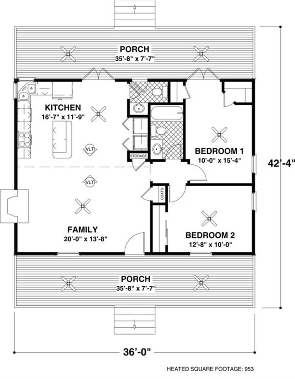 How To Draw A Porch On A Floor Plan