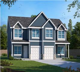 Traditional, Multi-Unit House Plans - Home Design Heather Ridge # 3941