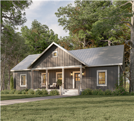 Country House Plan - 3 Bedrms, 2 Baths - 1622 Sq Ft - #123-1138