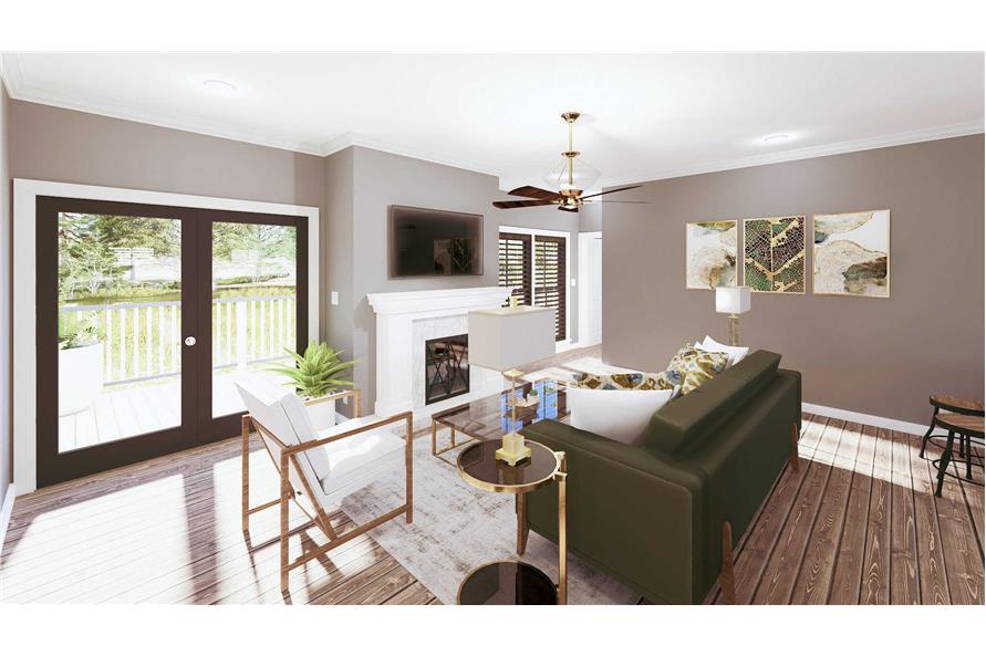 Modern Farmhouse Floor Plan - 3 Bedrms, 2 Baths - 1060 Sq Ft #123-1148