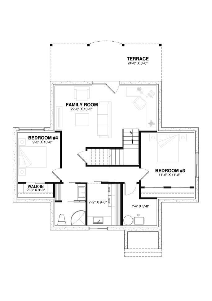 Southern House Plan - 2 Bedrms, 2 Baths - 1480 Sq Ft - #126-1287
