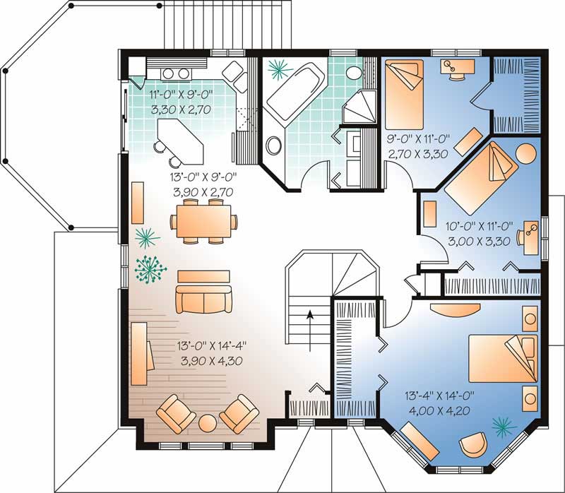 Duplex Floor Plans Victorian House