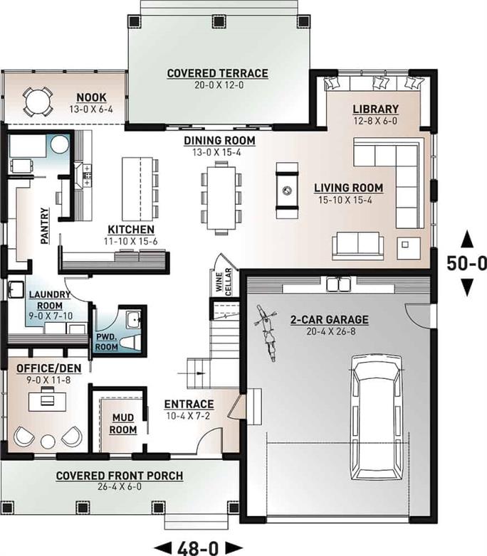 Five Room Floor Plan
