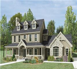Country House Plan - 4 Bedrms, 3.5 Baths - 2368 Sq Ft - #138-1204
