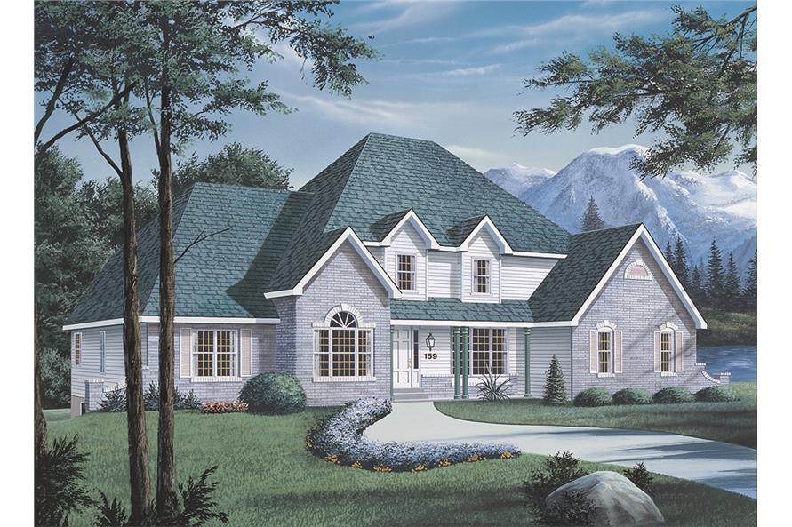 4 Bedrm, 3368 Sq Ft Traditional House Plan #138-1307