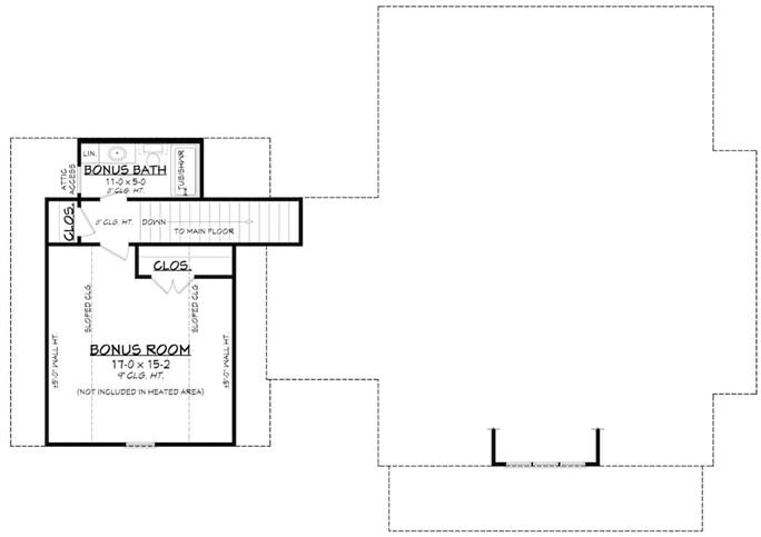 Small Modern Farmhouse - 2 Bedrms, 2 Baths - 1448 Sq Ft - Plan #142-1265