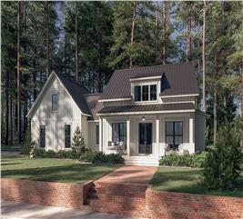 Traditional Country Home Floor Plan – Four Bedrooms | Plan #142-1005