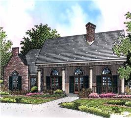 Traditional Country Home Floor Plan – Four Bedrooms | Plan #142-1005