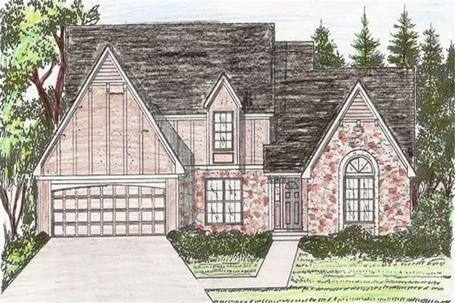 Craftsman Rambler House Plan Rendering