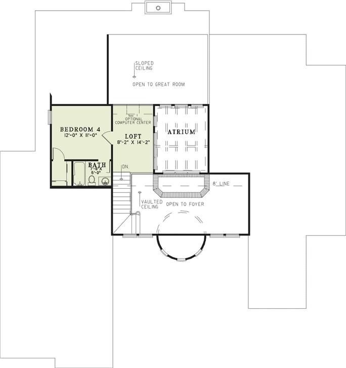 Atrium Split Floor Plan | Viewfloor.co