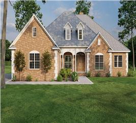 Traditional Country Home Floor Plan – Four Bedrooms | Plan #142-1005