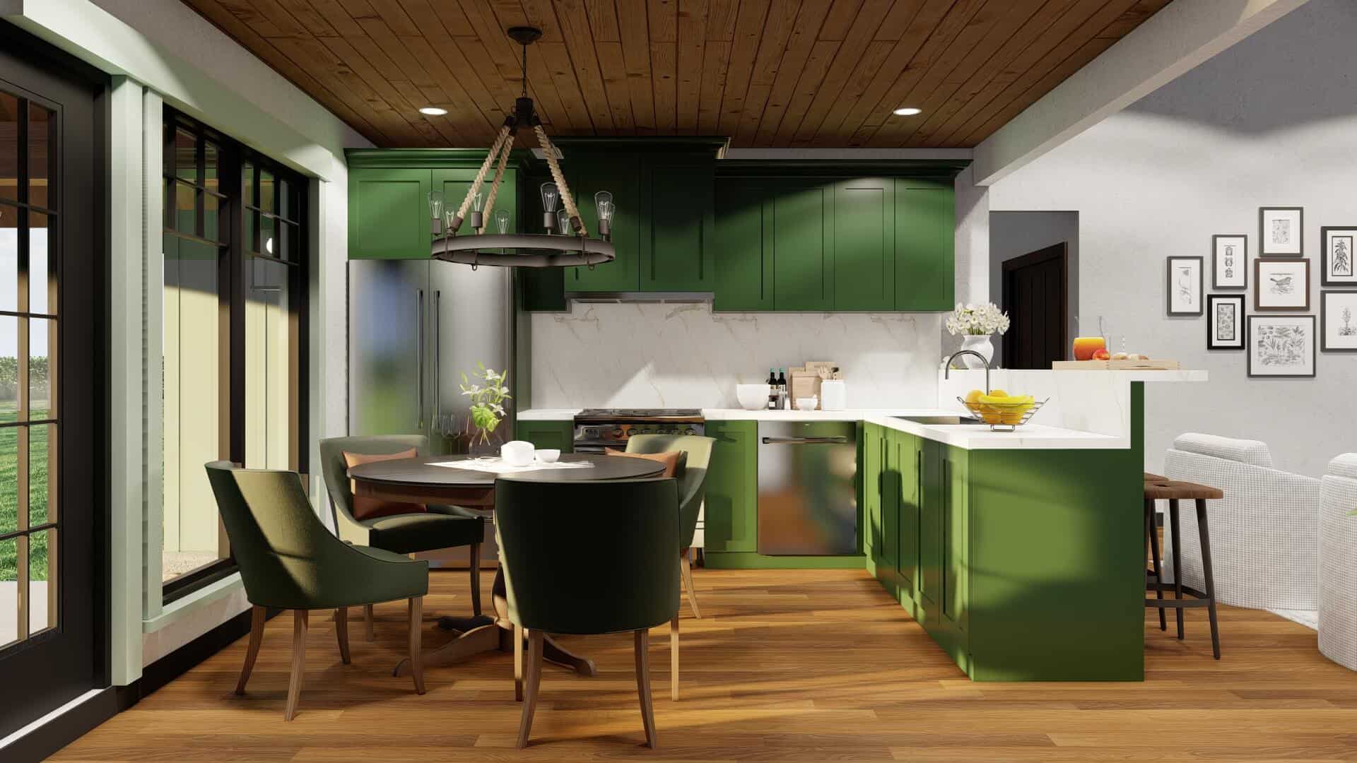 Vacation Cabin House Plan - 3 Bed, 1.5 Bath, 1212 Sq Ft - #153-1718