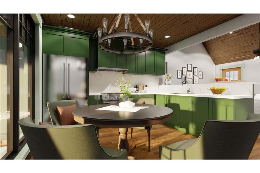 Vacation Cabin House Plan - 3 Bed, 1.5 Bath, 1212 Sq Ft - #153-1718