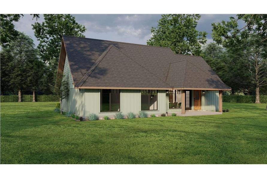 Vacation Cabin House Plan - 3 Bed, 1.5 Bath, 1212 Sq Ft - #153-1718