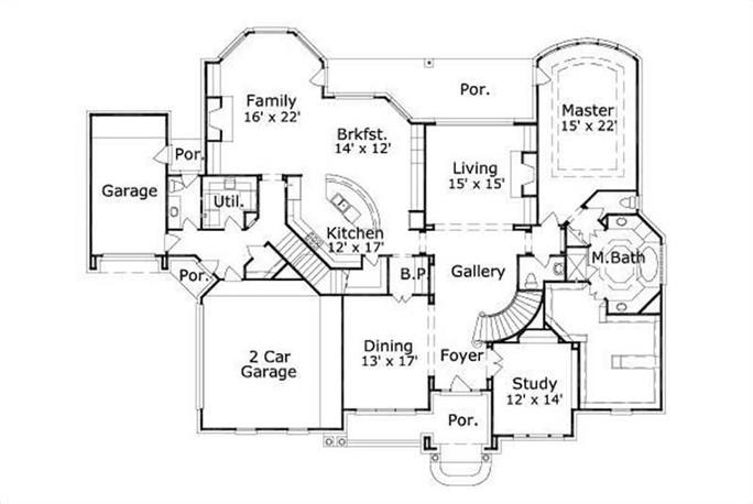 Luxury Floor Plan - 5 Bedrms, 4 Baths - 5000 Sq Ft - #156-1172