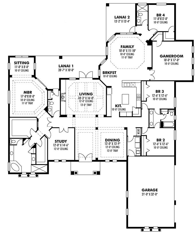 European Home Plans - Home Design 4067
