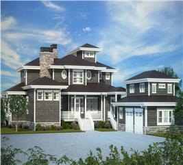 4 Bedrm, 4382 Sq Ft Craftsman House Plan #161-1079