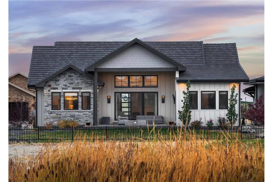 Contemporary Home Plan - 2 Bedrms, 2.5 Baths - 2257 Sq Ft - #161-1231