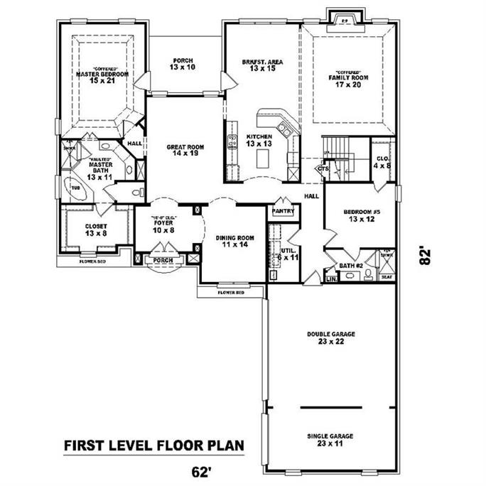 Southern Floor Plan - 4 Bedrms, 4 Baths - 4187 Sq Ft - #170-1113