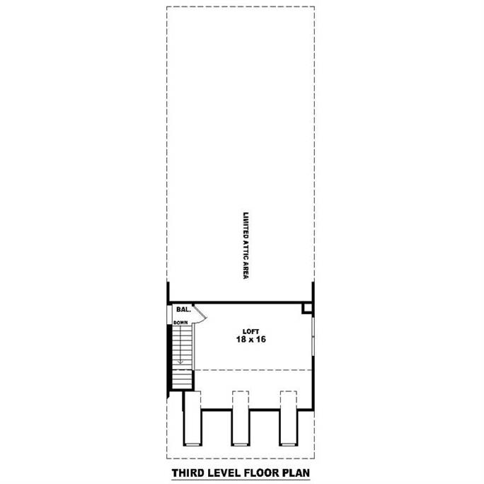 Traditional House Plan - 3 Bedrms, 2 Baths - 2535 Sq Ft - #170-2418