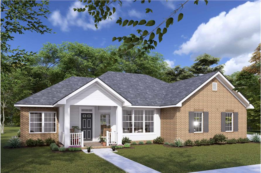 Traditional House Plan #178-1316: 3 Bedrm, 1472 Sq Ft Home Plan