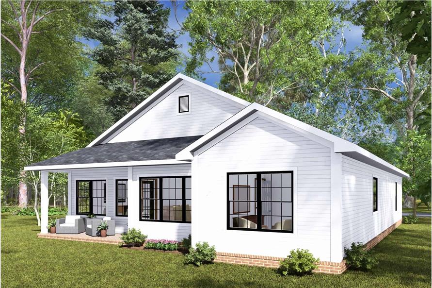 Cottage Floor Plan - 3 Bedrms, 2 Baths - 1471 Sq Ft - #178-1455
