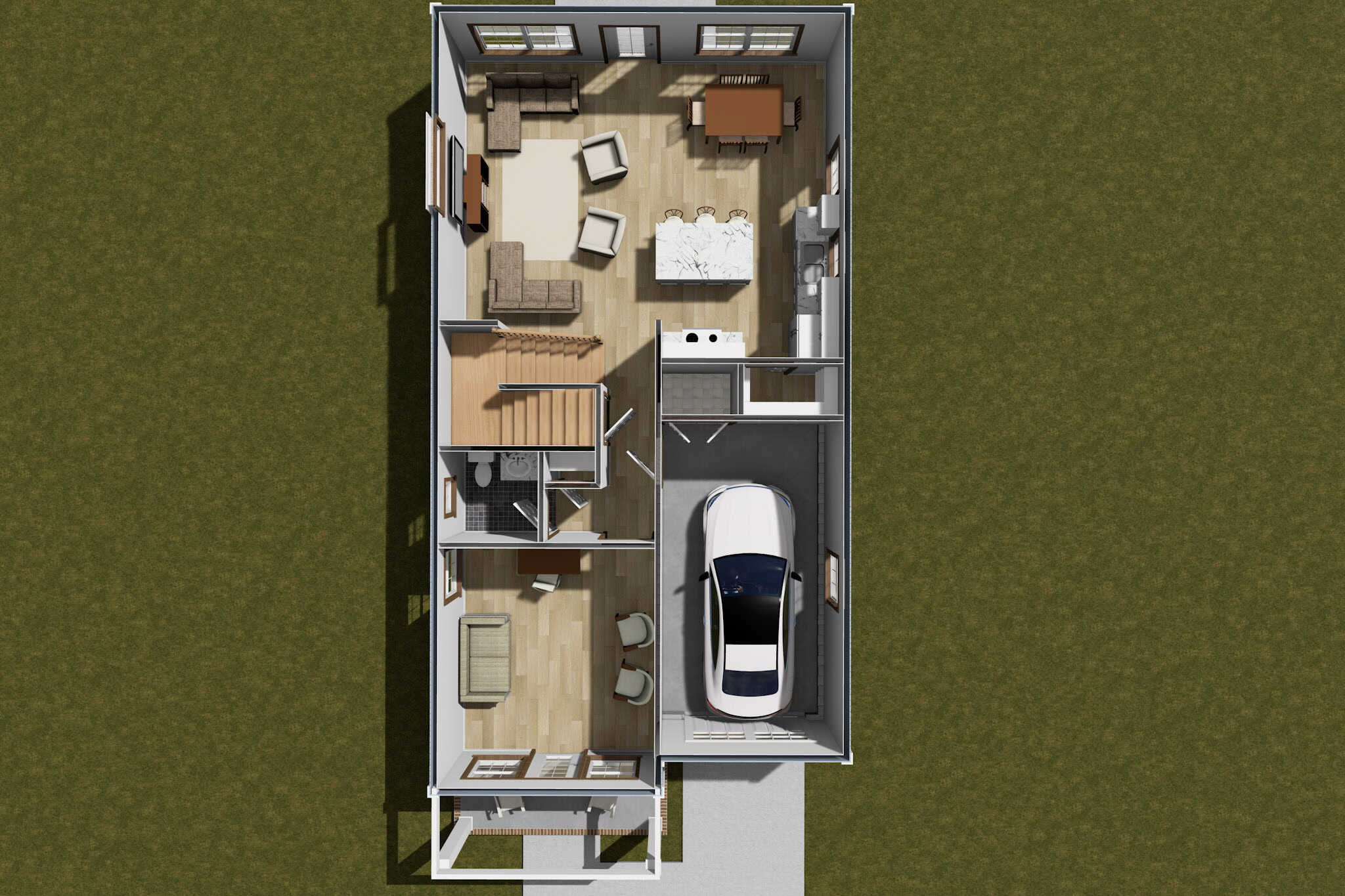Traditional Floor Plan - 3 Bedrms, 2.5 Baths - 1575 Sq Ft - #178-1515