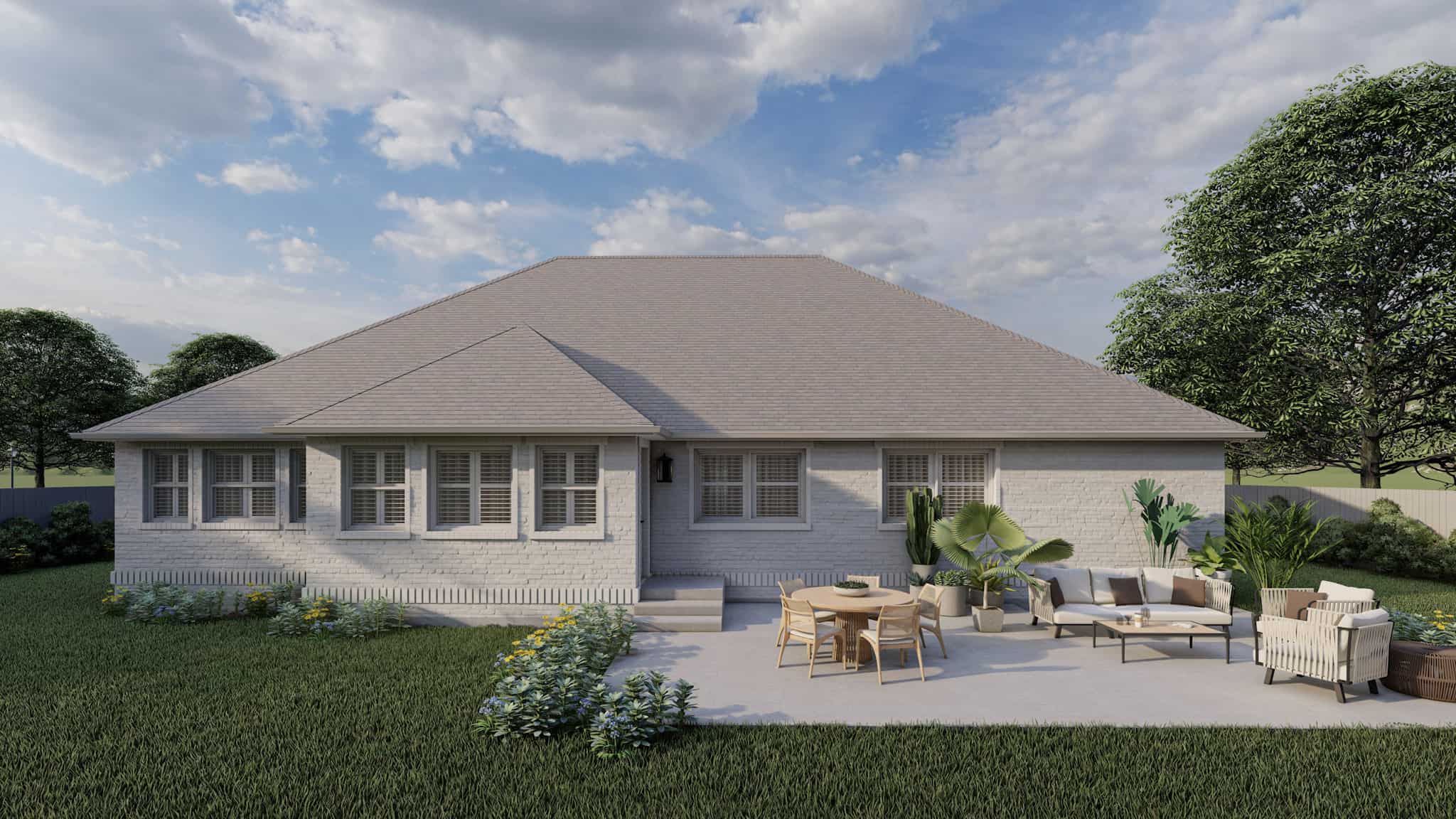 Country Home Plan - 3-5 Bedrms, 2-3 Baths - 2288-4564 Sq Ft - #187-1202