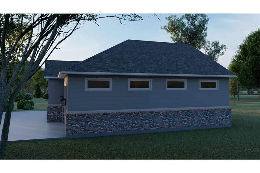 Garage with Studio: 3-Car, 1 Bedrm, 1590 Sq Ft | Plan #187-1209