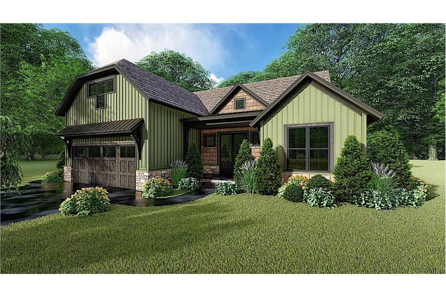 Country House - 3 Bedrms, 2 Baths - 1998 Sq Ft - Plan #193-1153