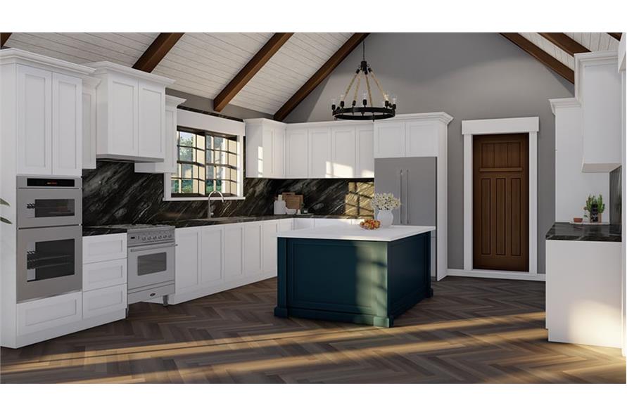 Craftsman Home Plan - 2 Bedrms, 2 Baths - 1937 Sq Ft - #193-1259