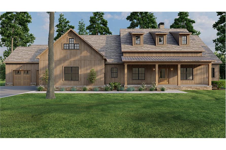 Arts and Crafts House Plan - 3 Bedrms, 2.5 Baths - 2173 Sq Ft - #193-1280
