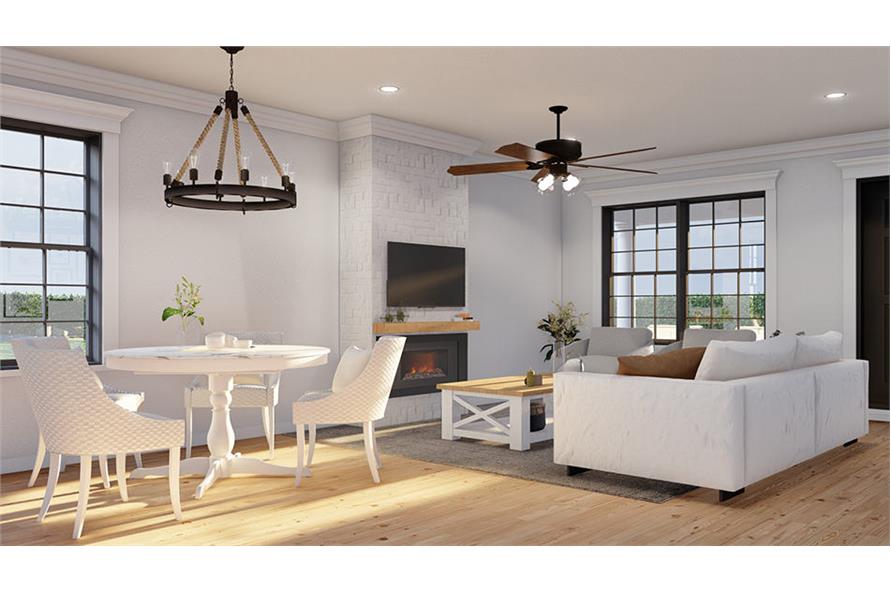 Small Country Floor Plan - 3 Bed, 2 Bath, 1250 Sq Ft - #193-1282