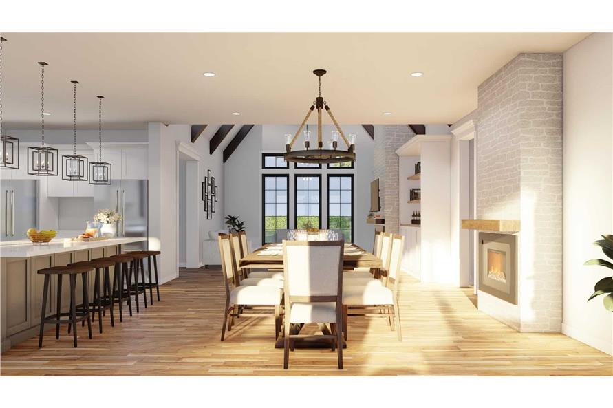 European House Plan - 4 Bedrms, 4 Baths - 3299 Sq Ft - #193-1284