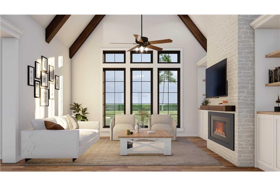 European House Plan - 4 Bedrms, 4 Baths - 3299 Sq Ft - #193-1284