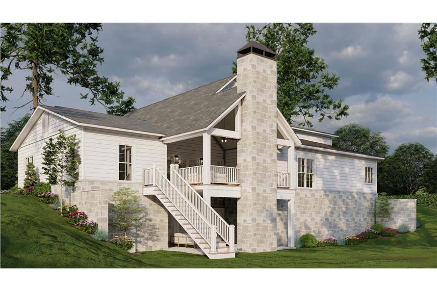 Farmhouse House Plan - 4 Bedrms, 2.5 Baths - 2552 Sq Ft - #193-1318