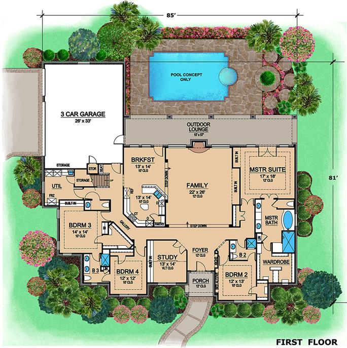 Sims 3 Simple House Blueprints
