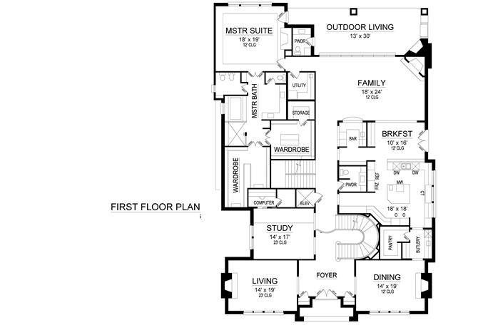 Georgian Architecture Floor Plans