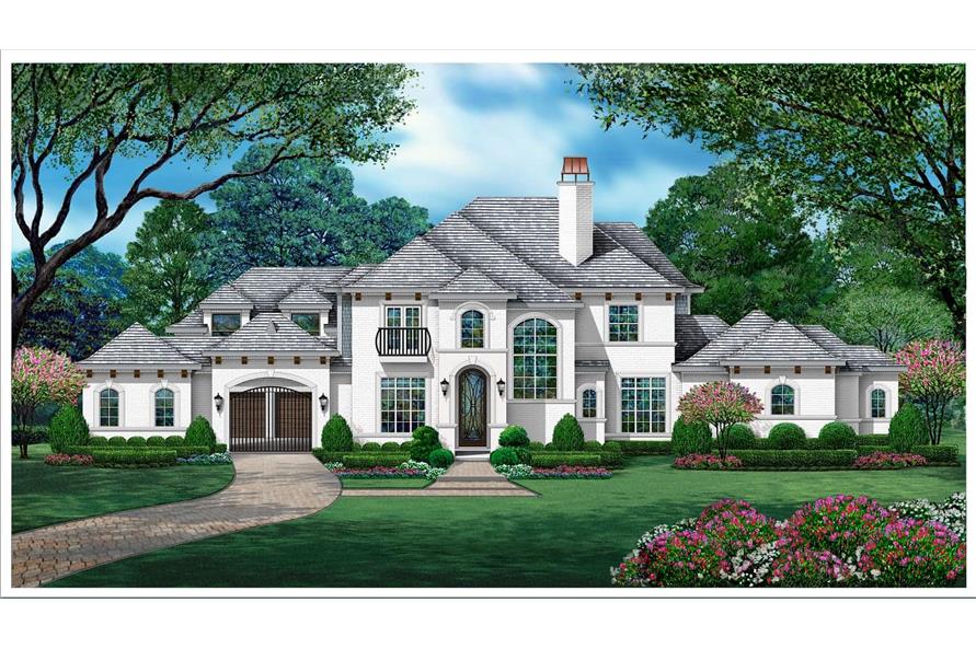 Traditional French Country Home Floor Plans