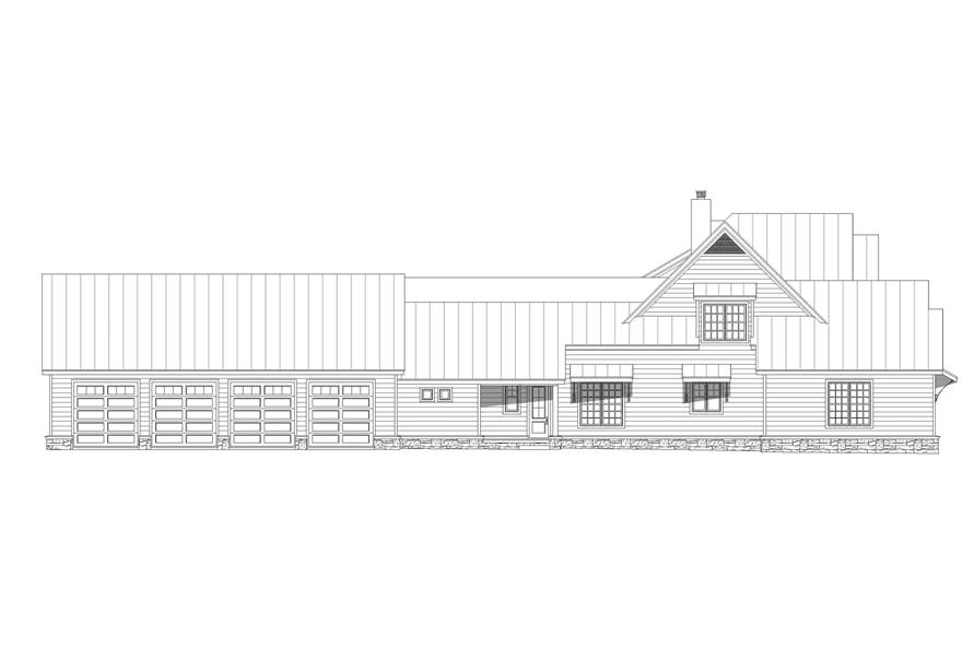 Modern Farmhouse - 6 Bedrms, 4.5 Baths - 5400 Sq Ft - House Plan #196-1272