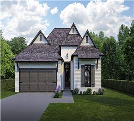 Contemporary Ranch Home - 4 Bedrms, 2 Baths - 1875 Sq Ft - Plan #204-1021