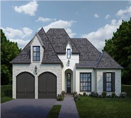 Contemporary Ranch Home - 4 Bedrms, 2 Baths - 1875 Sq Ft - Plan #204-1021