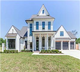 Contemporary Ranch Home - 4 Bedrms, 2 Baths - 1875 Sq Ft - Plan #204-1021