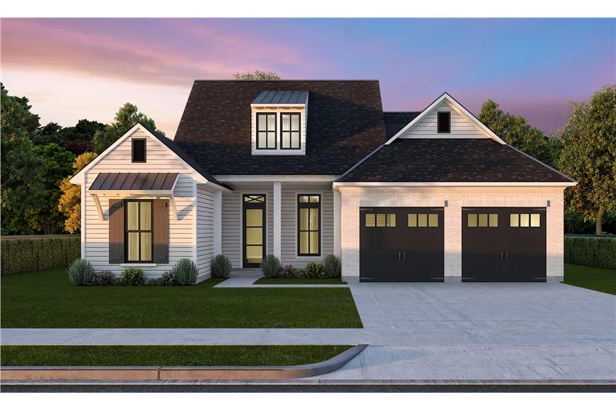 Farmhouse House Plan - 4 Bedrms, 3 Baths - 2174 Sq Ft - #204-1037